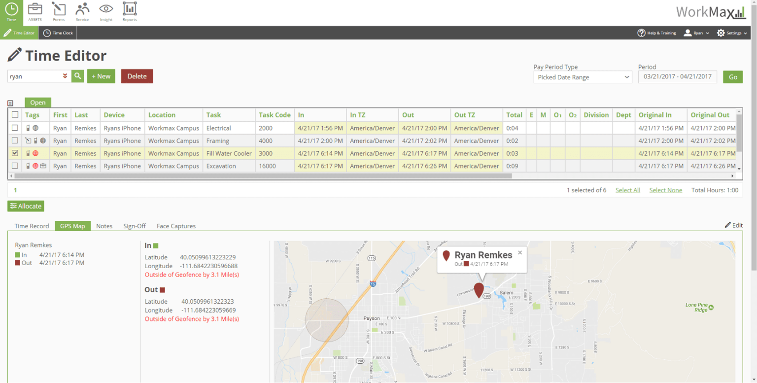 Construction Time Tracking Software | WorkMax TIME